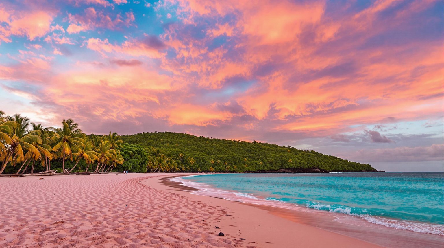 À la découverte des plages roses de Guadeloupe, un trésor naturel